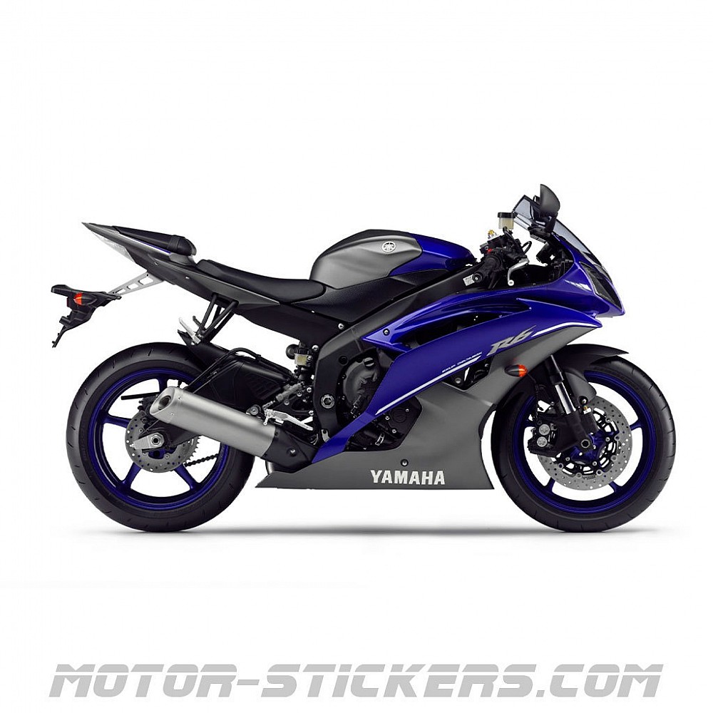 Yamaha YZF R6 2013 decals