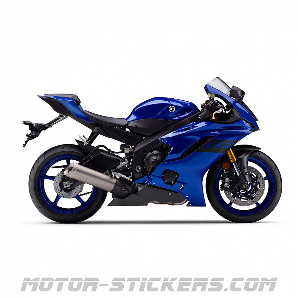 Yamaha YZF R6 2018 decals