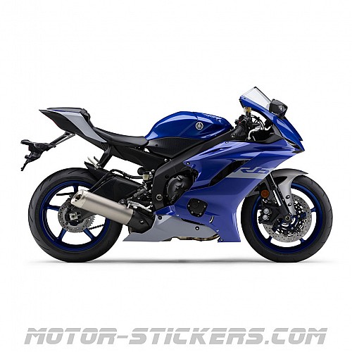 Yamaha YZF R6 2020 decals