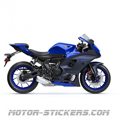 Motorbike decals Yamaha YZF R7 decals