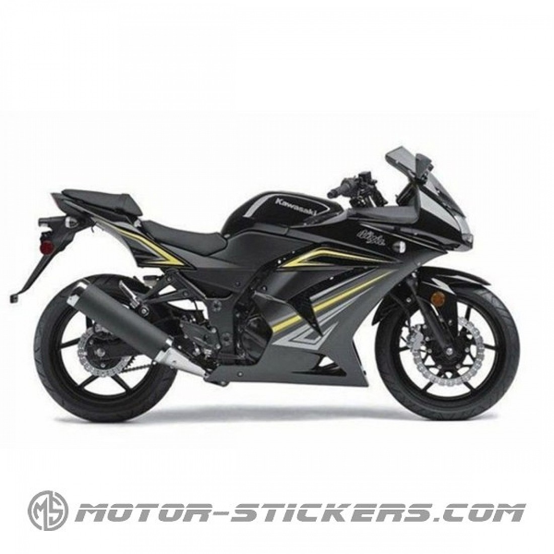 Kawasaki NINJA 250R 2012 decals
