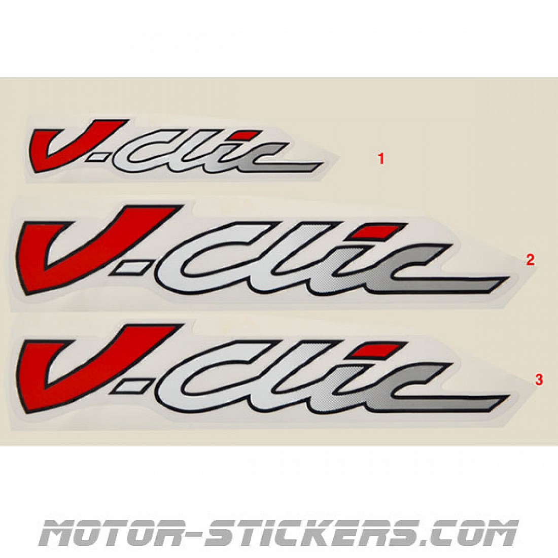 Peugeot V-clic 2007 stickers
