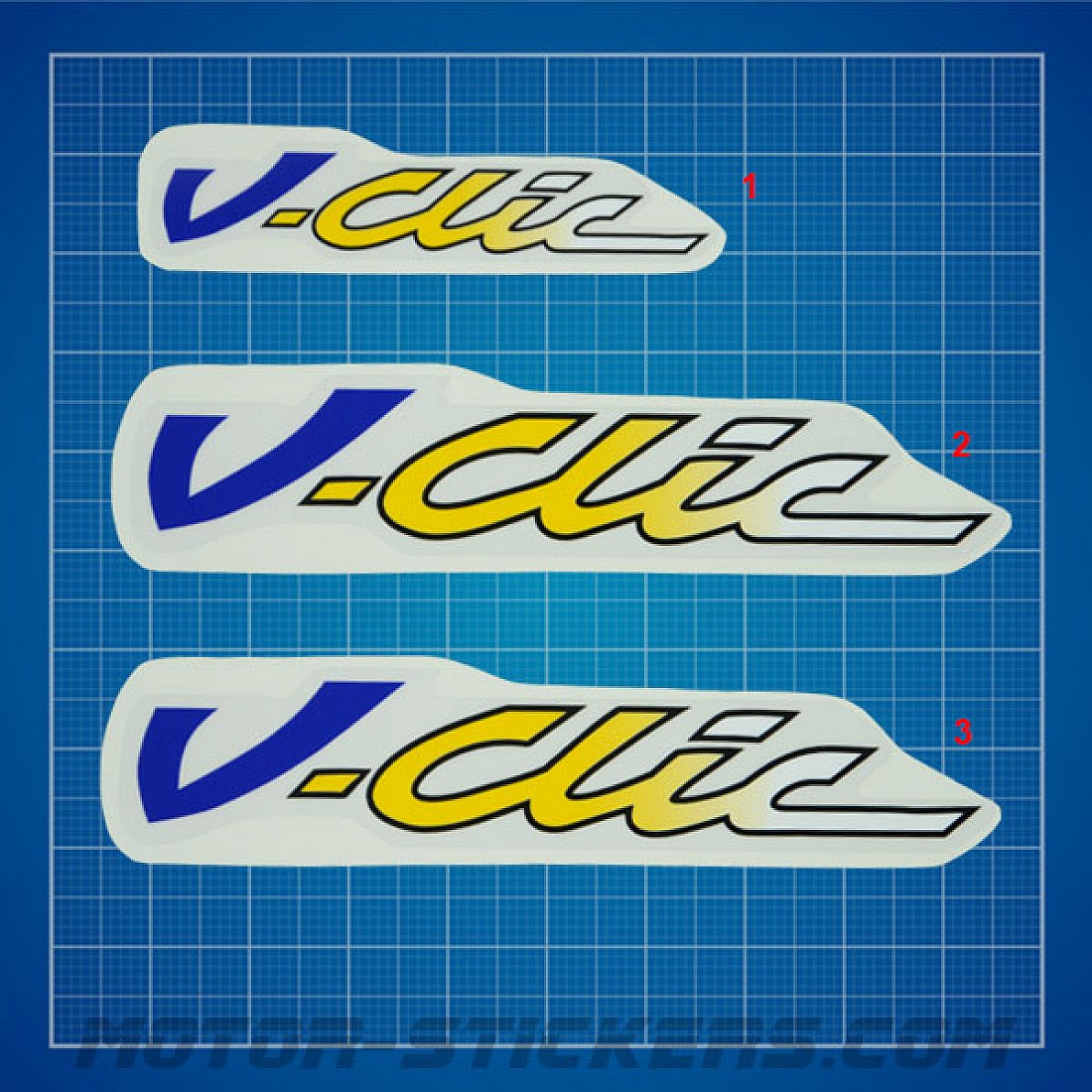 Peugeot V-clic 2007 stickers