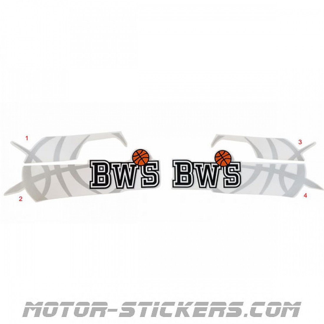 Yamaha BWS 50 2009 decals