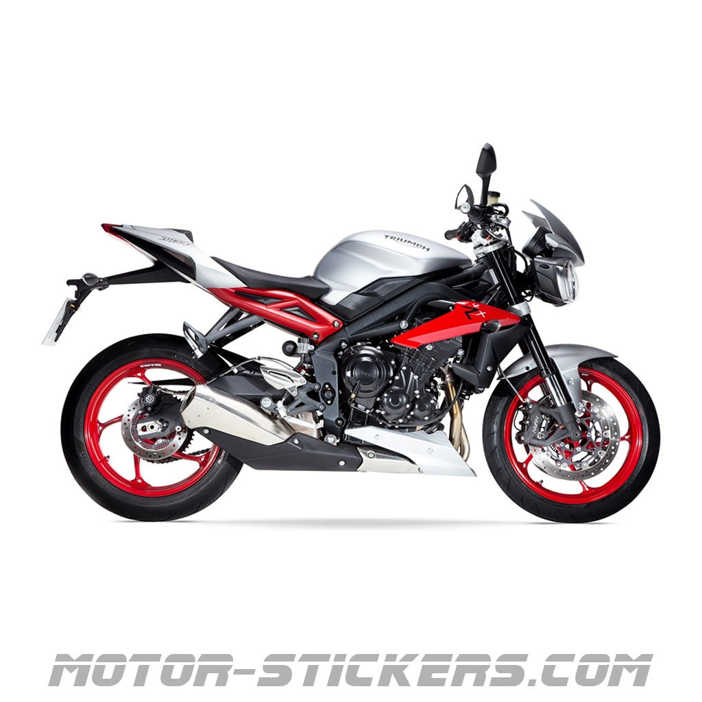 Triumph Street Triple 675 RX 2015 adesivi