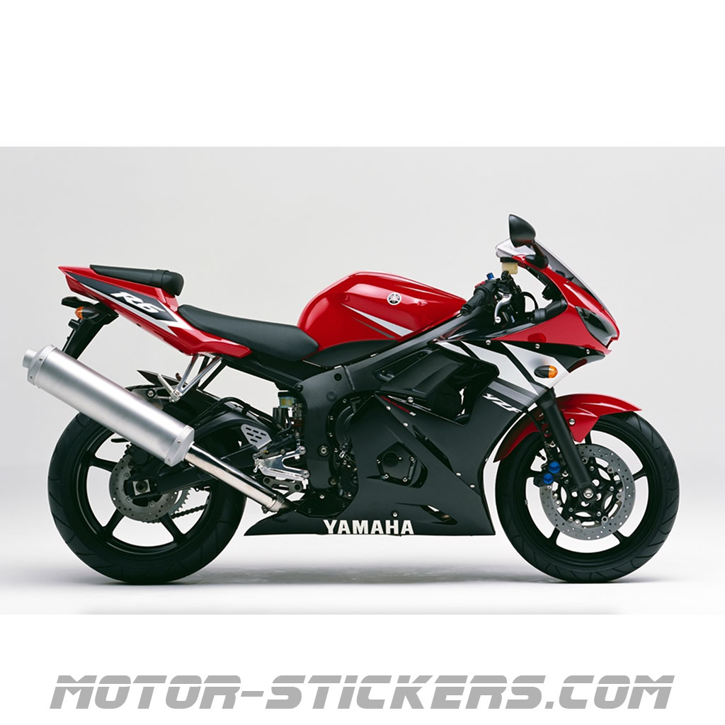 Yamaha YZF R6 2003 Decals